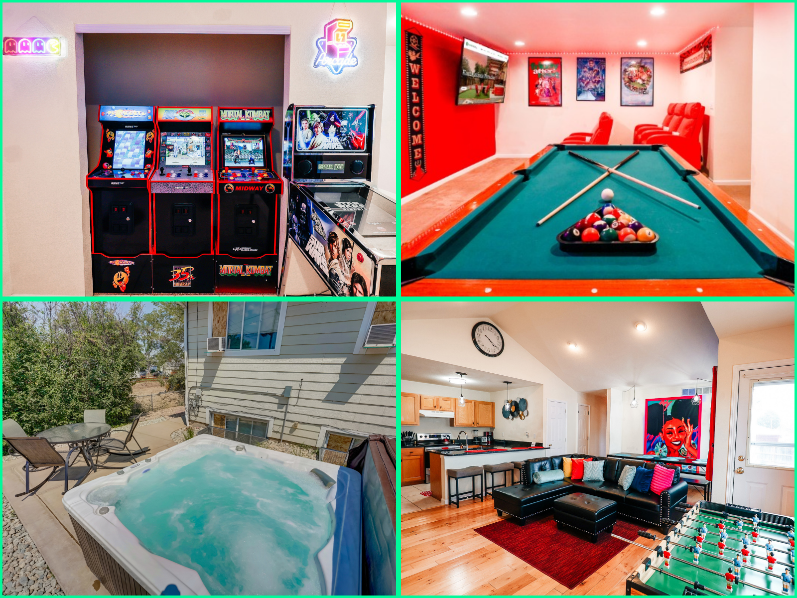 Entertainment Oasis With Hot Tub And Arcade Games - Spacious Retreat - Denver, CO