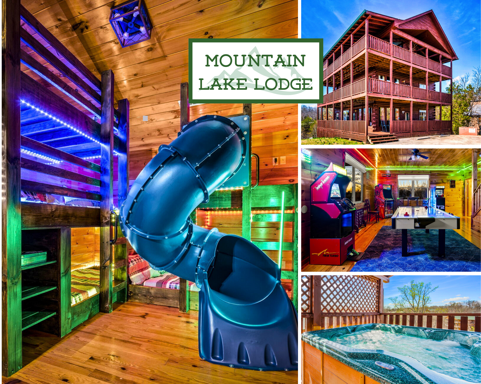 Indoor Slide Arcade Games Hot Tub Theater - États-Unis