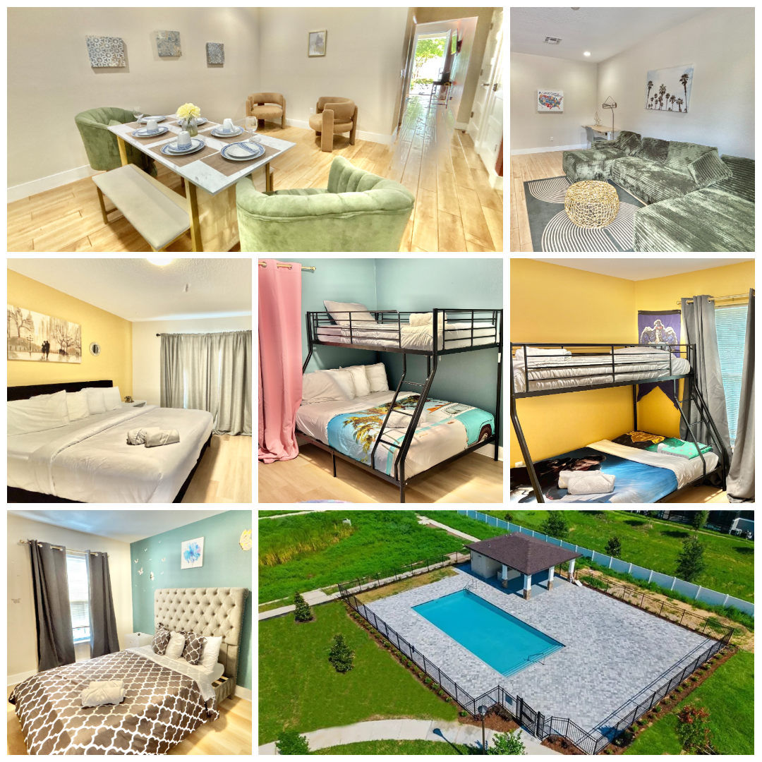 Modern 4br Townhome Near Disney | Sleeps 12 - Kissimmee