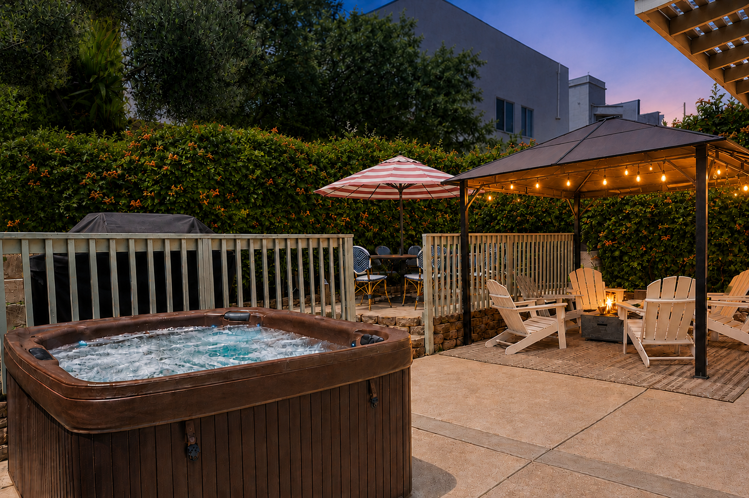 Charming Backyard Oasis With Fire Pit And Boho Vibes - Cozy Retreat - Oxnard, CA