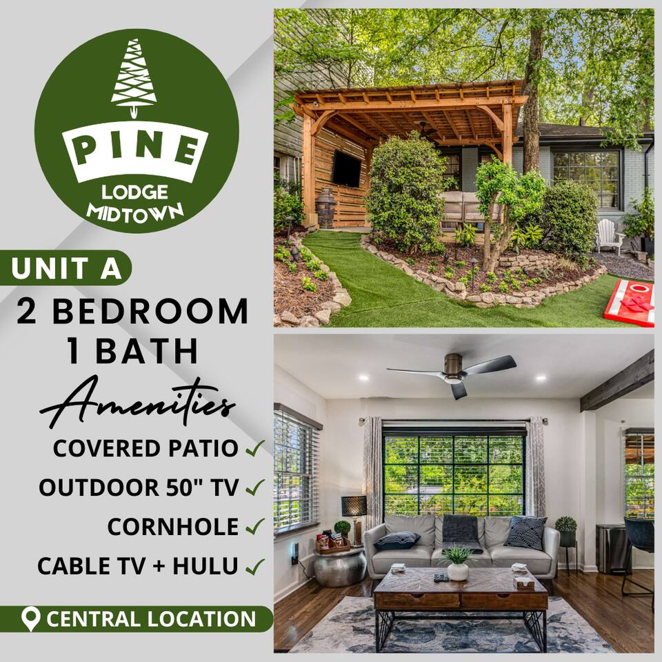 Lux Private Oasis | 2 Bed/1 Bath | Covered Patio | Beltline | Ansley Park - Atlanta, GA
