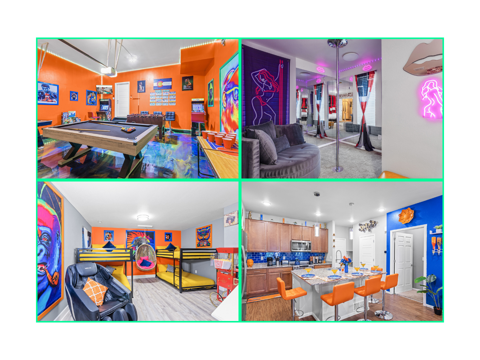 Game Zone And Relaxation Station - Vibrant Oasis Near Airport - Denver, CO