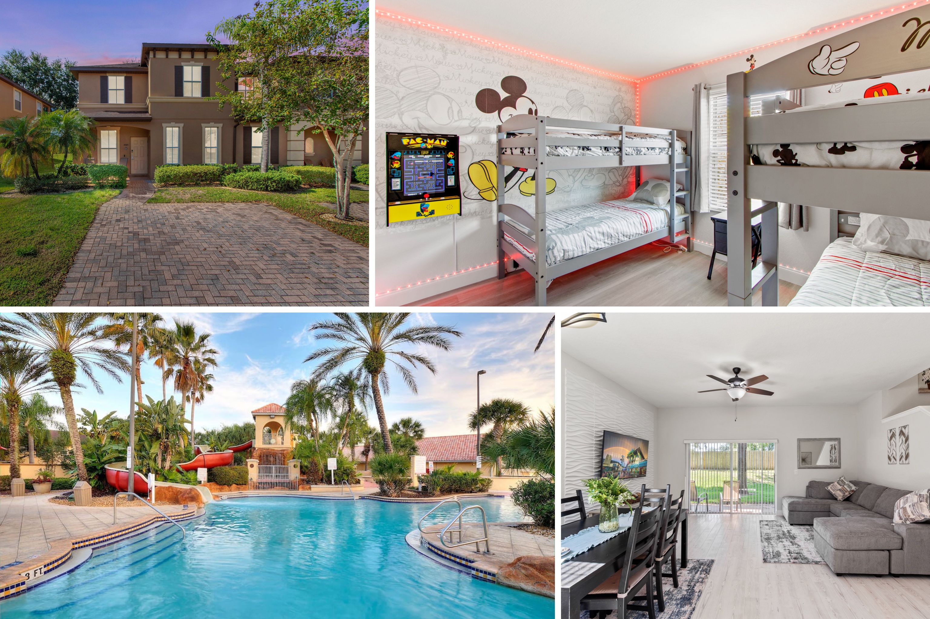 Peaceful 4BD Townhouse-Regal Palms Resort Near Disney-WaterPark ...