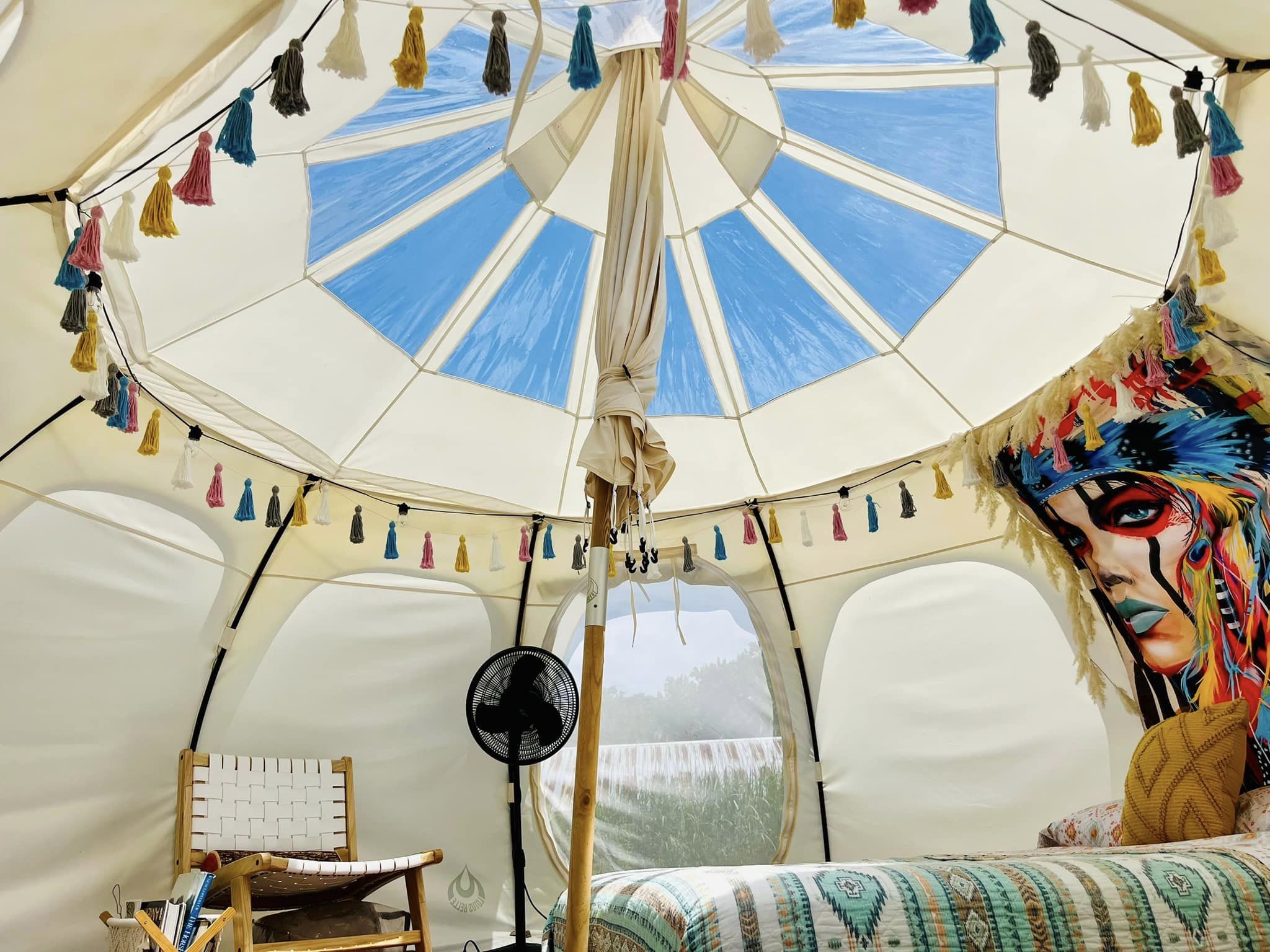 Stargazer Yurt - Cowtown Cabins- Old West Glamping At The Beach