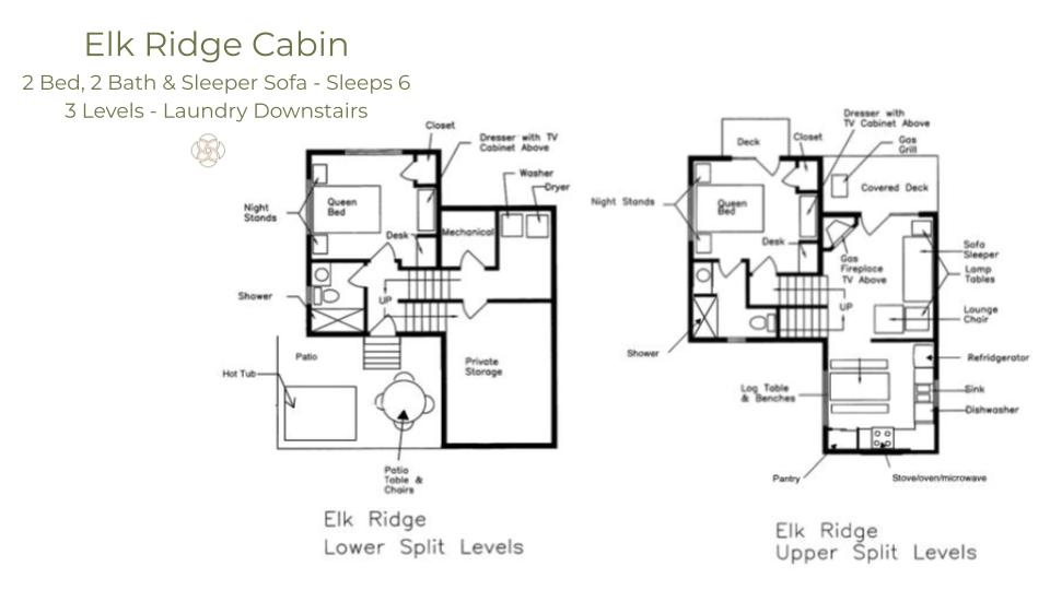 Elk Ridge Cabin - 2 Bedroom - Pikes Peak Ranch - Woodland Park, CO