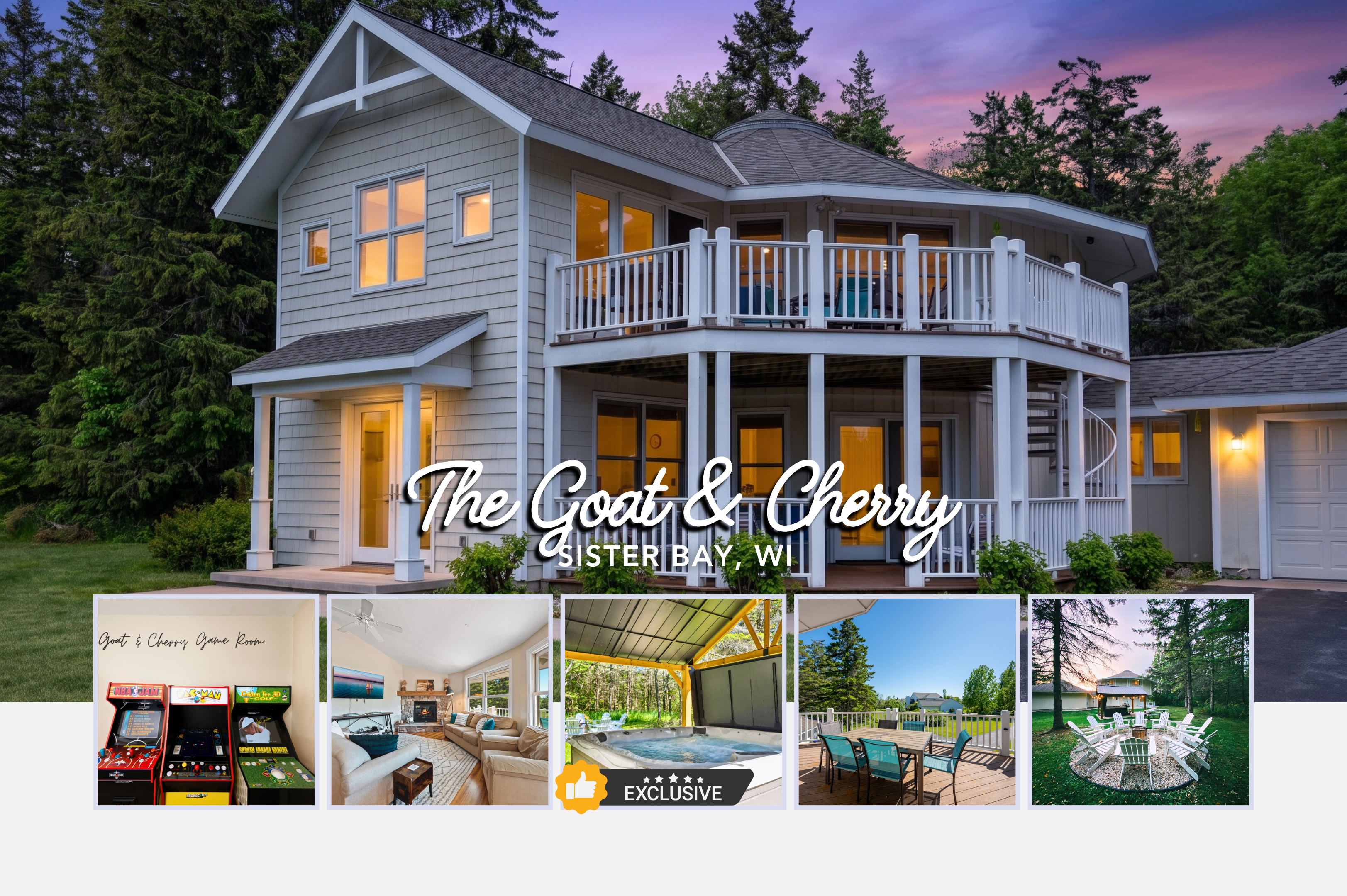 Charming Retreat With Hot Tub And Fire Pit - Inviting Winter Haven - Door County, WI
