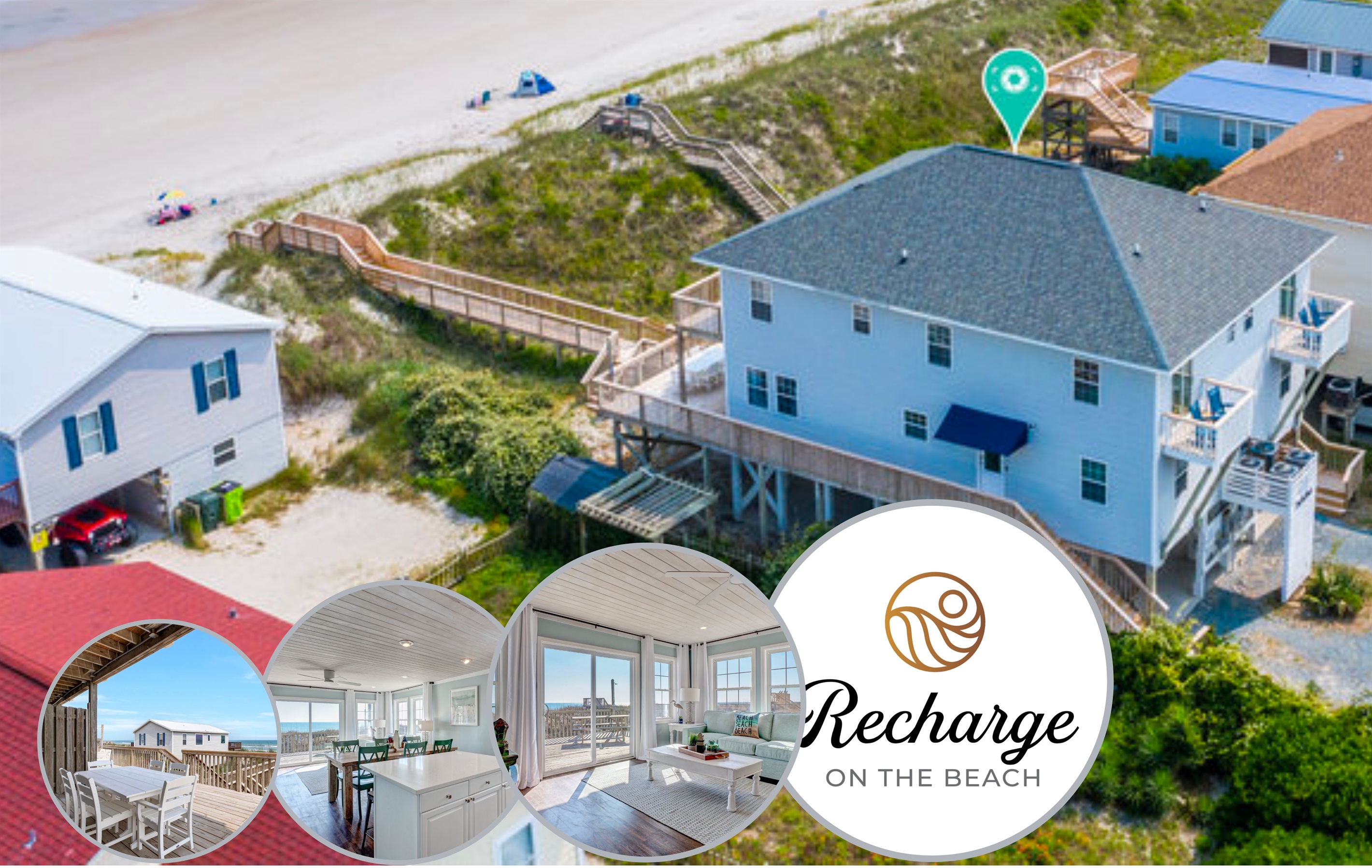 Recharge...on the Beach (South) - Rejuvenate and Reconnect Vacation Rentals