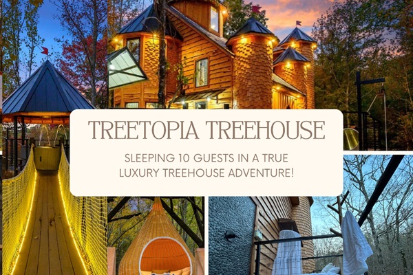 Treetopia Treehouse - OkieDokey Cabins