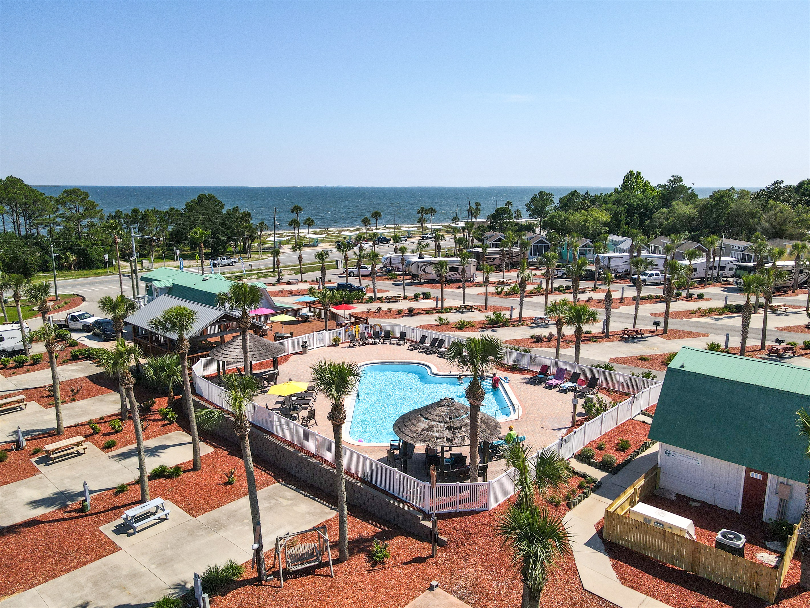 40 FT RV Pull Through 13 - Carrabelle Beach RV Resort