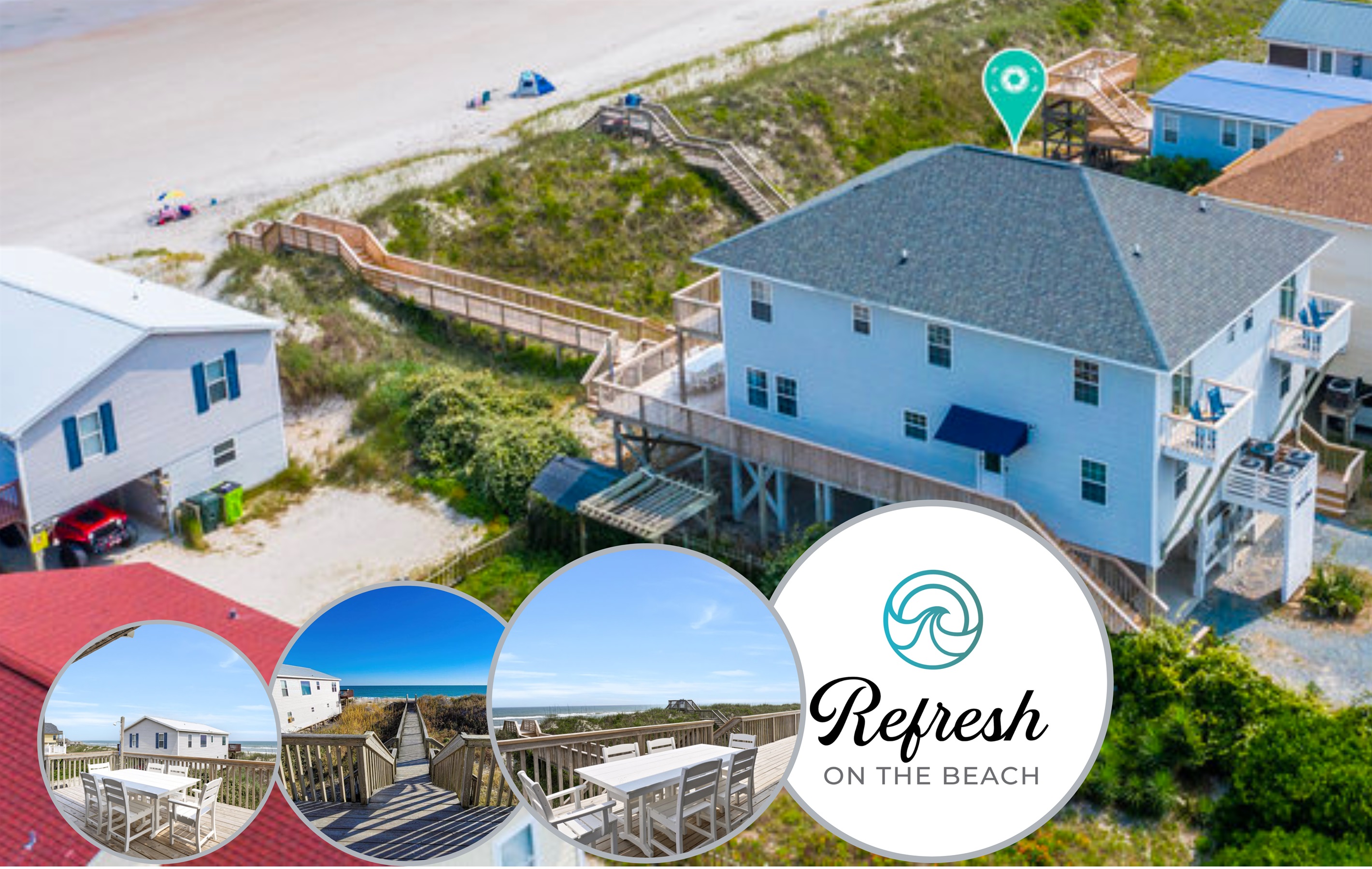 Refresh...on the Beach (North) - Rejuvenate and Reconnect Vacation Rentals