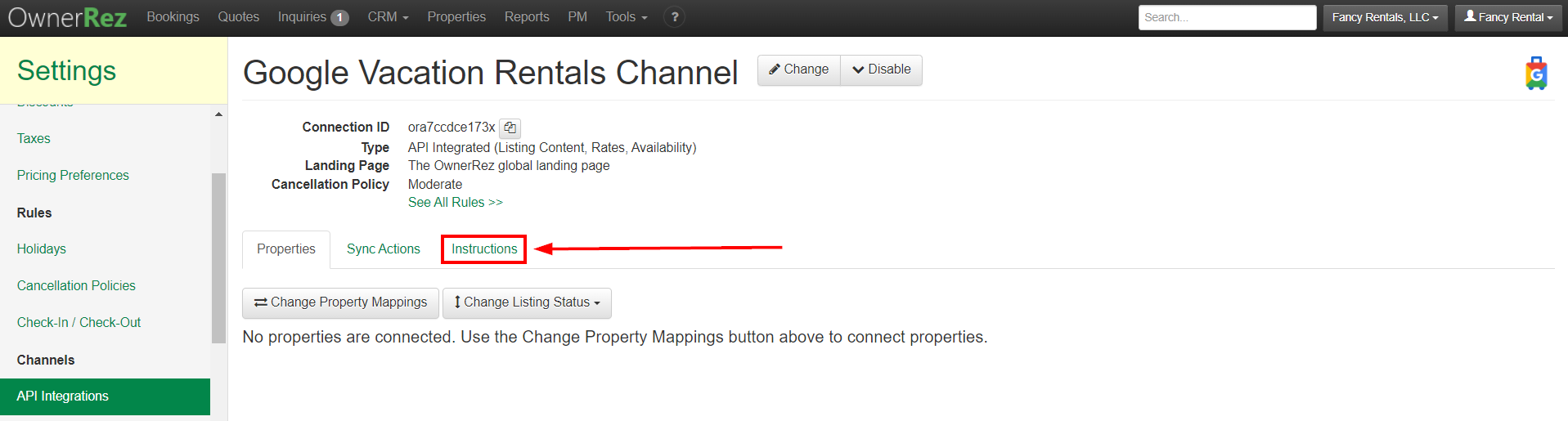 Google Vacation Rentals Setup & Connecting - Google Vacation Rentals ...