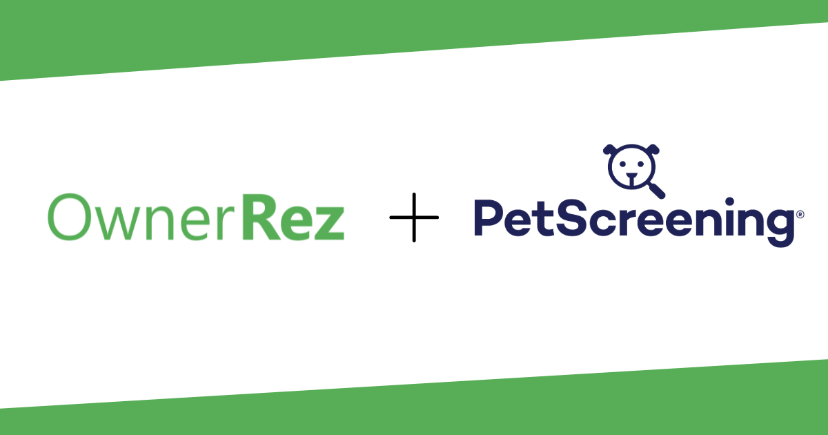 Integration With PetScreening - The OwnerRez Blog - OwnerRez