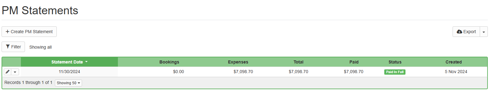 Setup & Configuration - PM Statements - Property Management - Support - OwnerRez