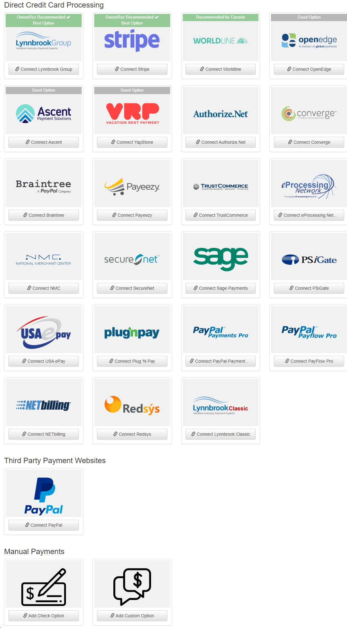 Payment Processing Overview - Payment Processing - Payment Processing - Support - OwnerRez