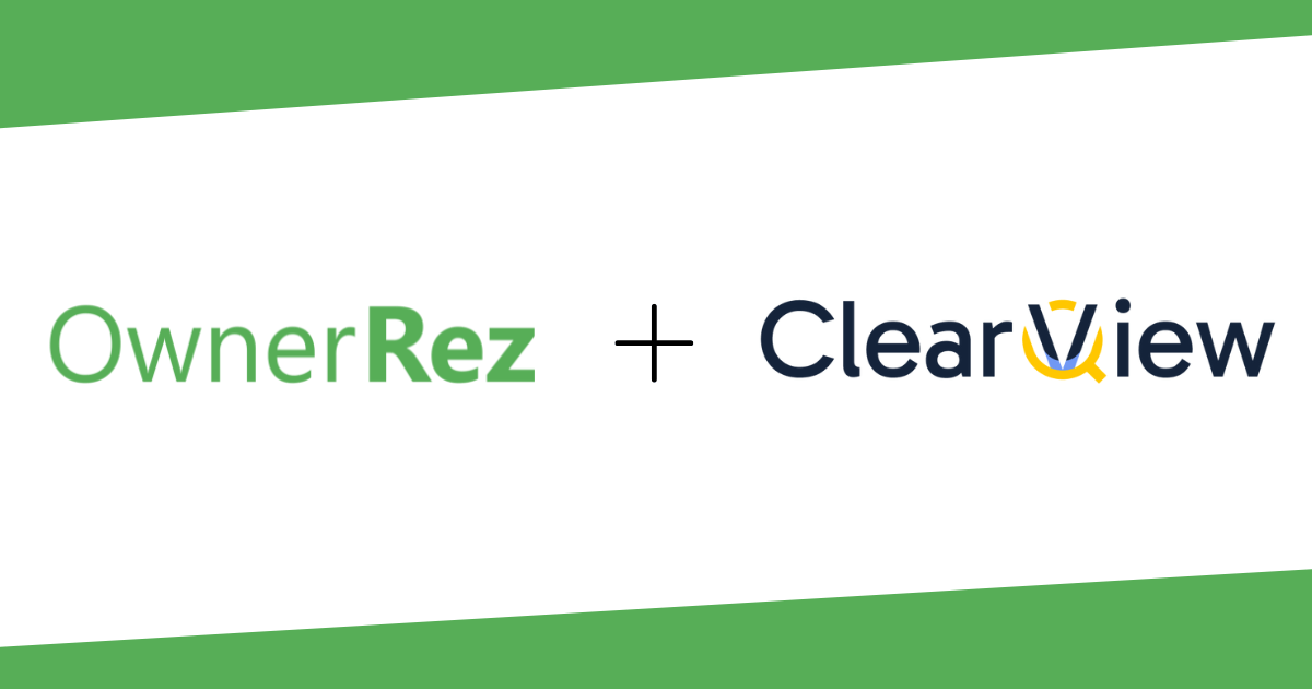 Integration With Clearview - The OwnerRez Blog - OwnerRez