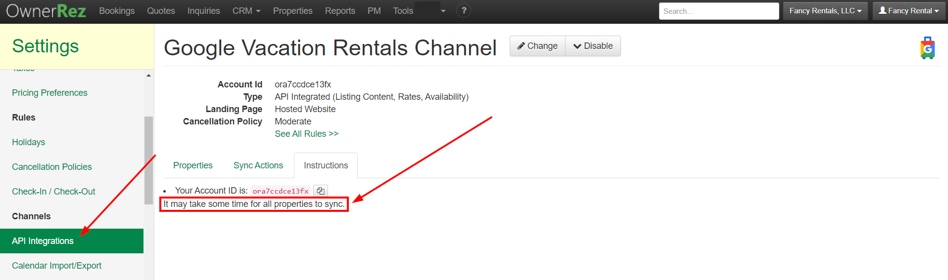 Google Vacation Rentals Setup & Connecting - API Integrations - Channel ...